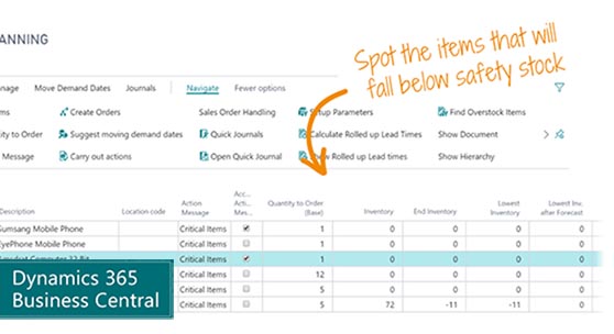 Reverse Planning - Dynamics 365 Business Central
